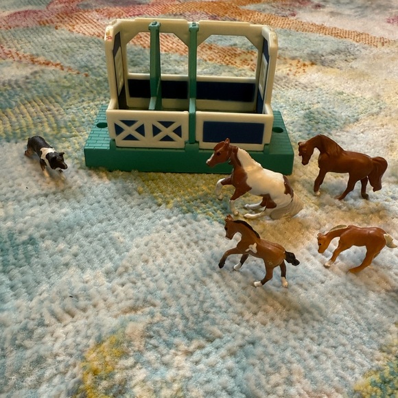 Breyer | Toys | Vintage Breyer Horse Mini Playset With Stable | Poshmark